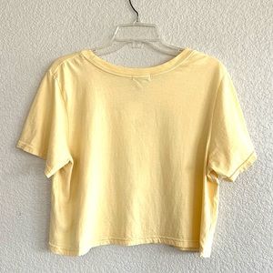 Tops | Rustee Yellow Cowgirl Graphic Crop Tee Shirt | Poshmark